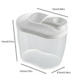 Baking Soda Container For Pantry Closed Capacity Boxes Food Storage ...