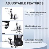 Flysky Office Chair-Mesh Office Chair with Adjustable Seat Depth,3D ...