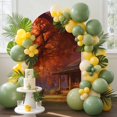 Autumn Orange Maple Leaves Tree Arch Backdrop Cover Stretchy Spandex ...