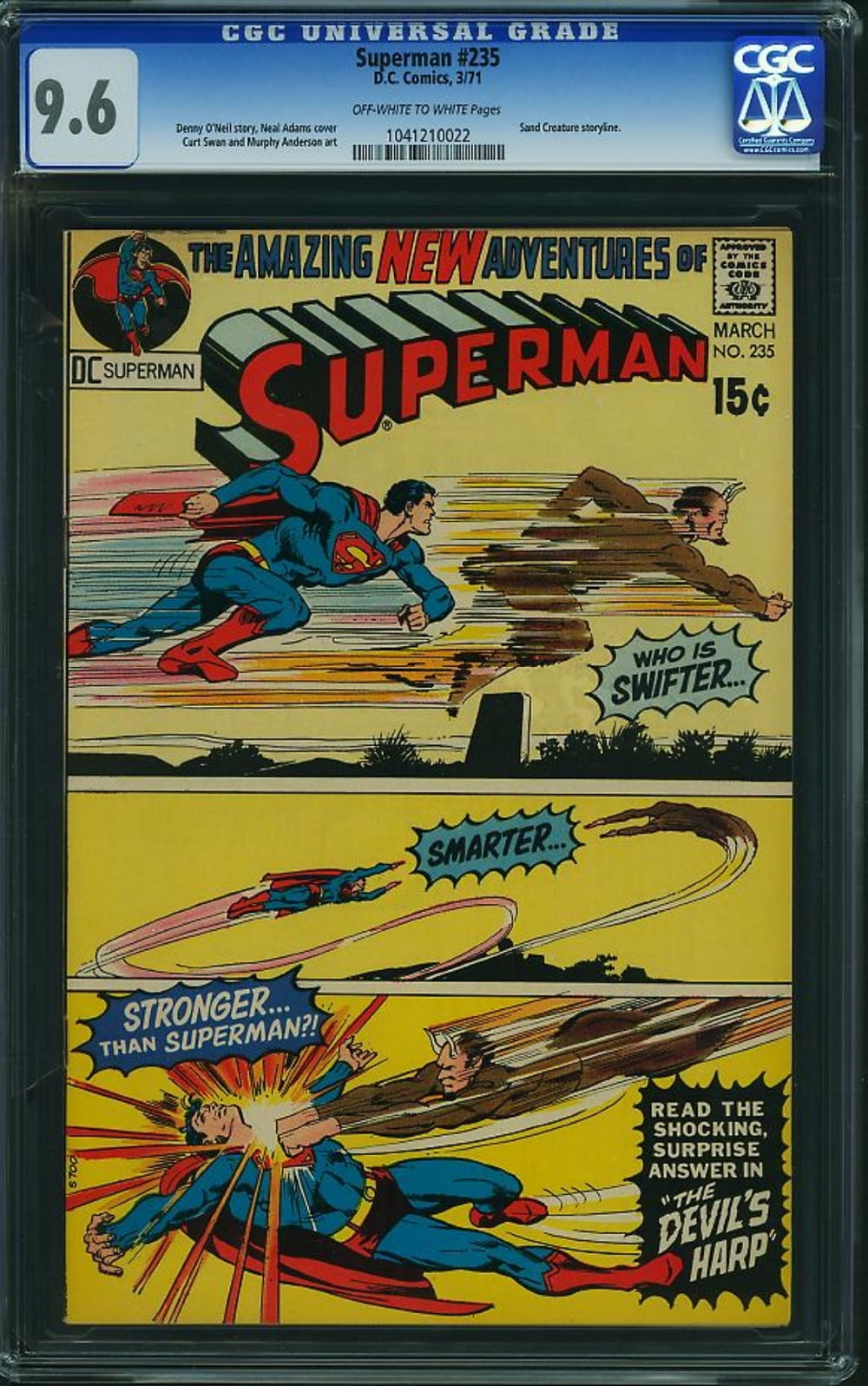 Superman #235 - CGC 9.6 Comic Book - Walmart.com