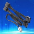 6Pin Series Modular Cable to 4PIN D Type X4 Power Supply For LEADEX ...