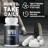 Vapofil Advanced Formula Pills All Natural Vitamin Supplement 60 ...