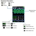 24x32 Thermal Imager Voltage Resistance Diode Test Meter 4000 Counts ...