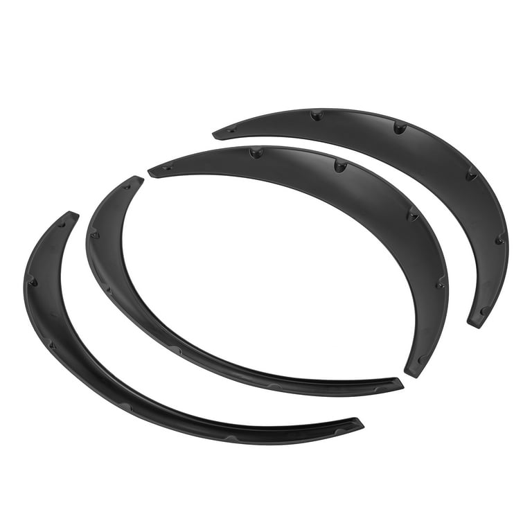 BLACKHORSE-RACING 4PCS 3.5"/890mm Universal Car Wheel Fender Flares ...