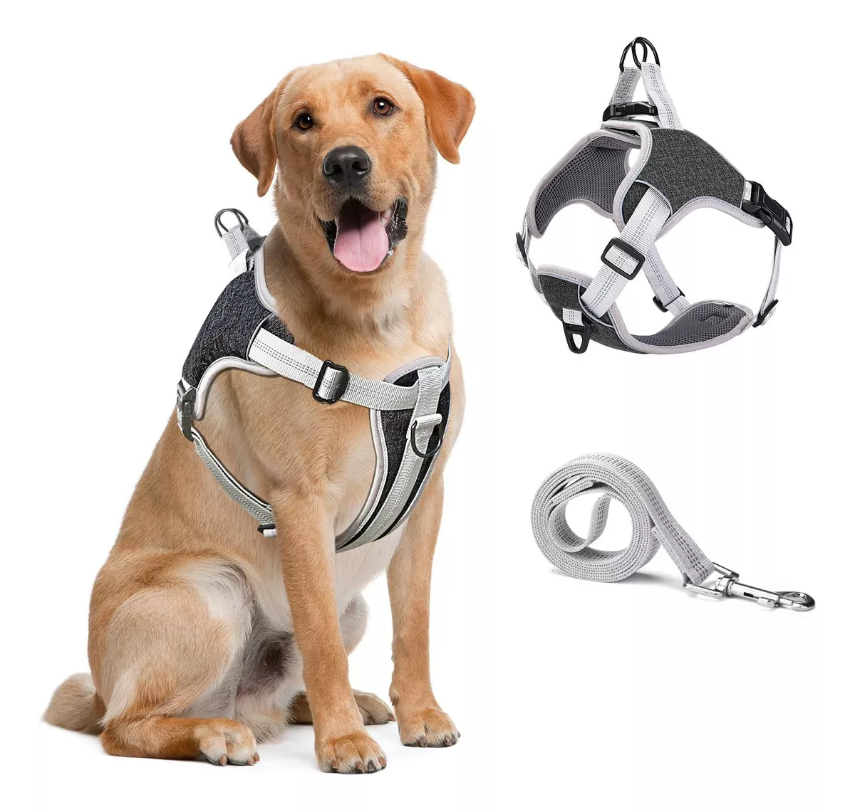 Pecheras Perro Arnes Para Perro Mediano Ajustable Con Correa | Walmart ...