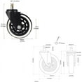 Baweave Caster 4” Office Chair Caster Replacement Wheels Heavy Duty PU ...