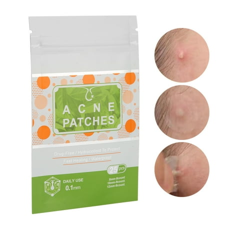 Octpeak Hydrocolloid Acne Patch,Pimple Treatment Patch,25pcs Acne ...