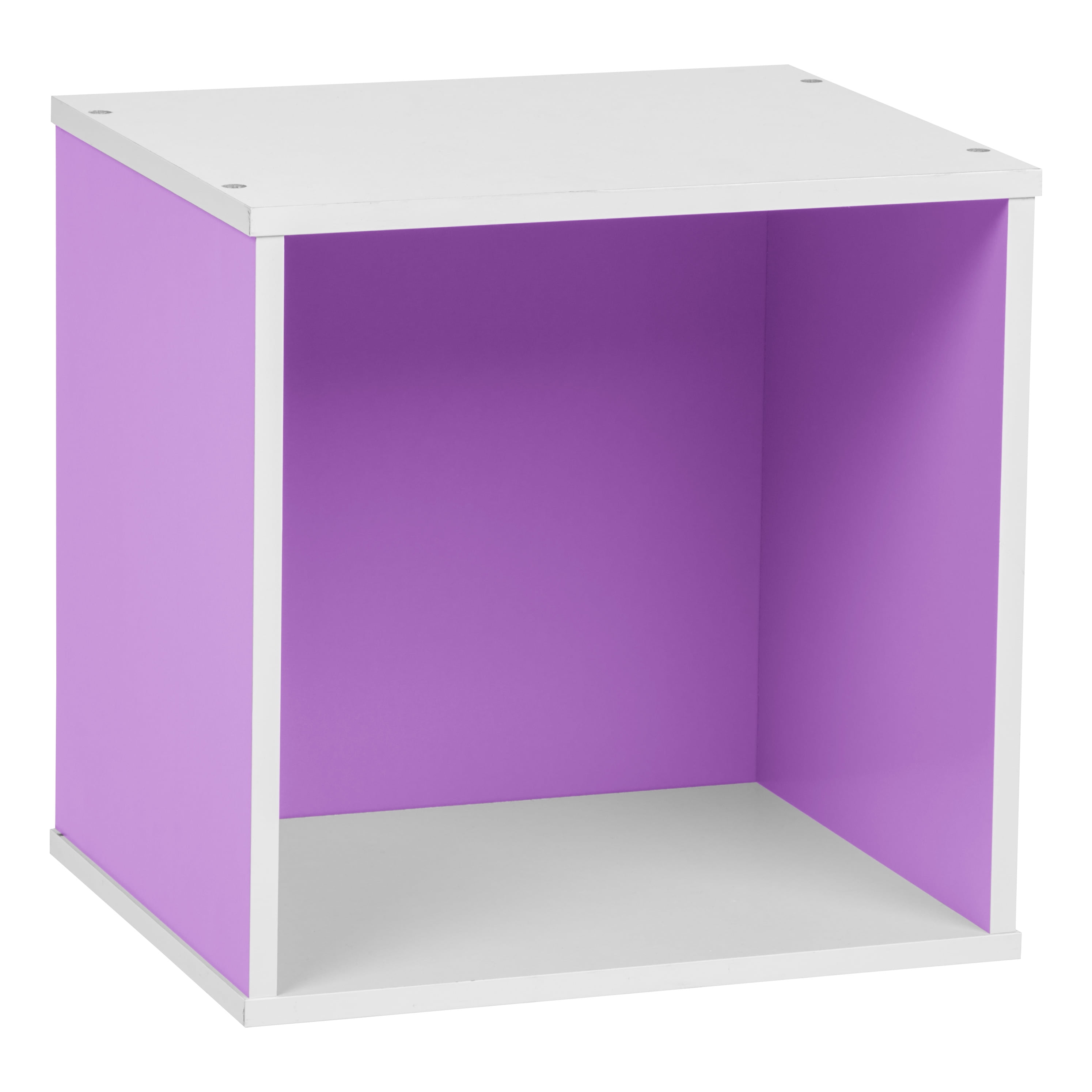 IRIS BAKU Modular Wood Cube Box, Purple - Walmart.com