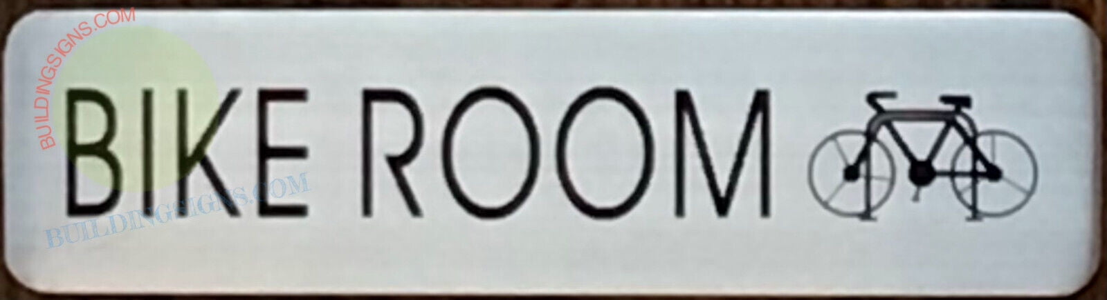 BIKE ROOM SIGN (2x7.75,SILVER,ALUMINUM) -ref16822 - Walmart.com