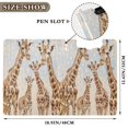 ALAZA Giraffe Family A4 Foldable Clipboard 360 Degree Folder Binder ...