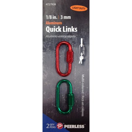 Peerless 1/8" Quick Links, 2-Pack - Walmart.com