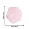 Plush Hexagon Play Mat for Baby Crawling, 55.12x55.12 Inch Large Soft ...