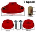 Front & Rear Shifter Stabilizer Bushing Kit (5 / 6 Speed ) For Subaru ...