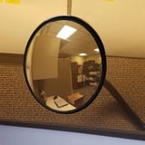 Ampper Acrylic Clip On Rear View Cubicle Mirror, Flexible Convex ...