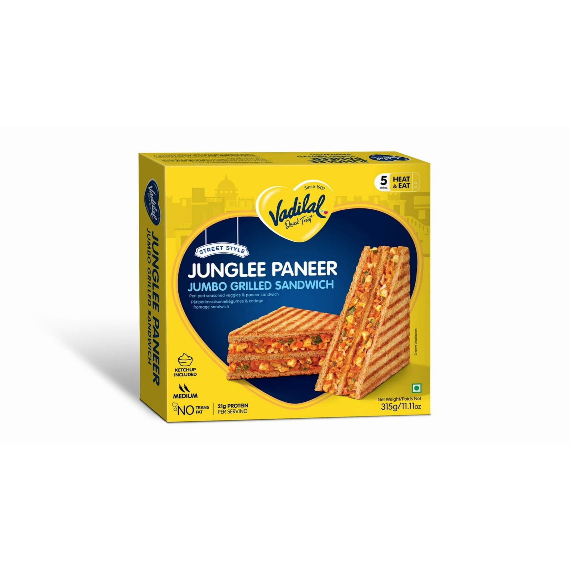 Click here for Vadilal Junglee Paneer Sandwich 345gm prices