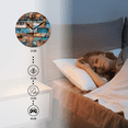 Battery Operated Analog Wall Clocks Non-Ticking Silent Round Clock ...