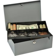 MMF, MMF221533001, SteelMaster Slot Small Cash Box, Gray - Walmart.com