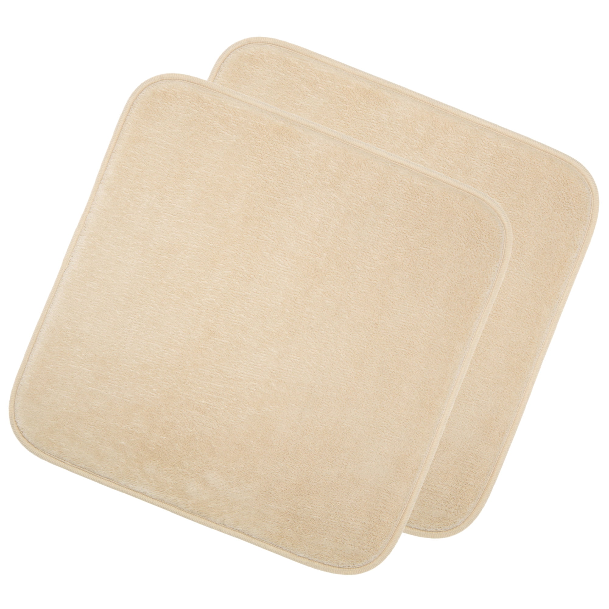 SAYFUT 2 Pcs/ Set Chair Cushion Memory Foam Pads Slip Non Skid Rubber ...
