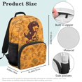 Aplkyhs School Backpack for Age 6-18 Ergonomic Comfort Large Capacity ...
