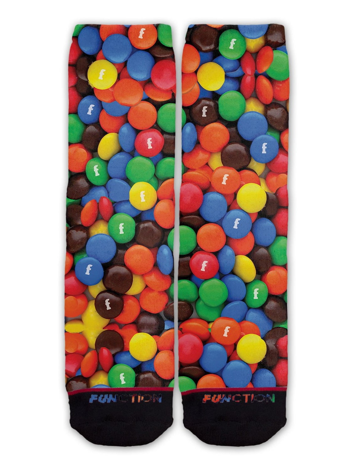 Function - Candy Coated Chocolate Pieces Fashion Socks - Walmart.com