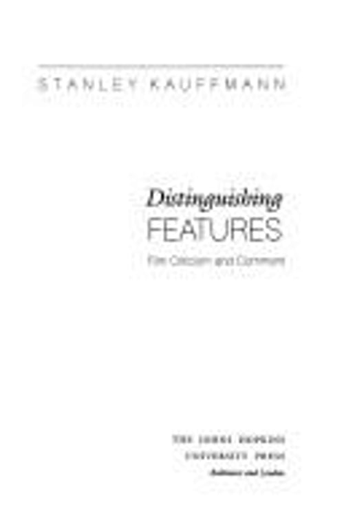 Pre-Owned Distinguishing Features: Film Criticism and Comment (PAJ ...
