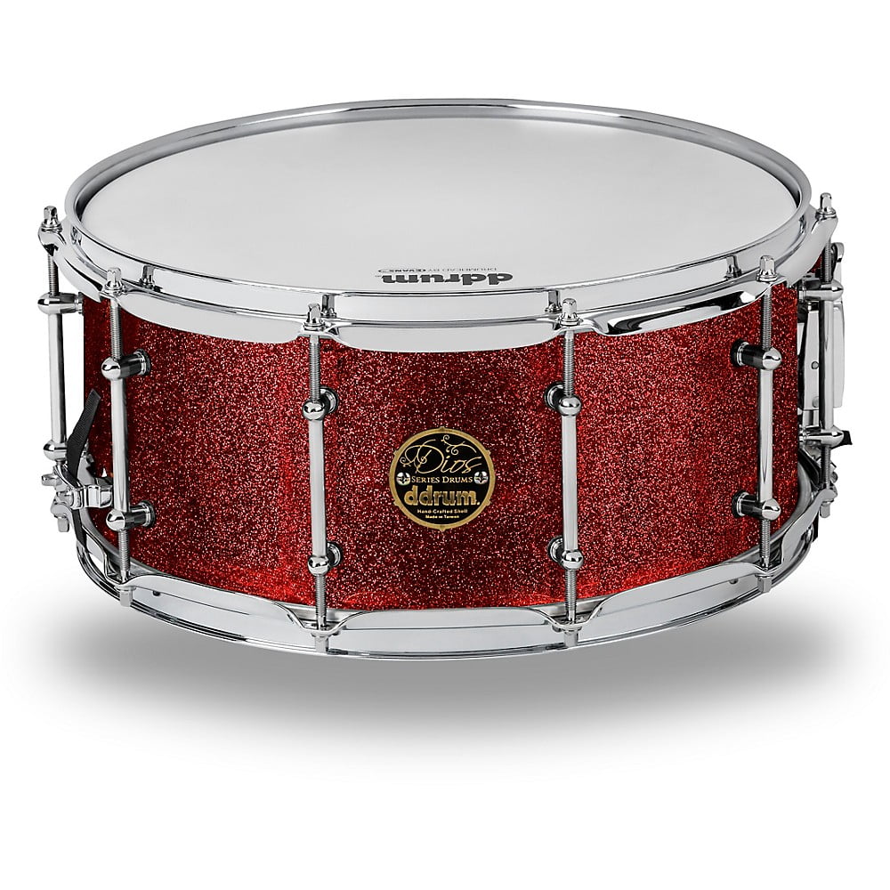 ddrum Dios Maple Snare 14 x 6.5 in. Red Cherry Sparkle - Walmart.com