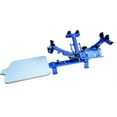 INTBUYING 4 Color 1 Station Screen Printing Press Silk Table Printing ...