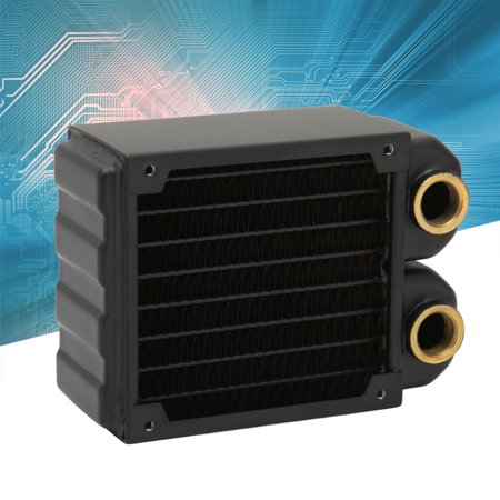 Water Cooling Radiator ,Double Layers 8 Pipes G1/4 Thread Brass Water ...