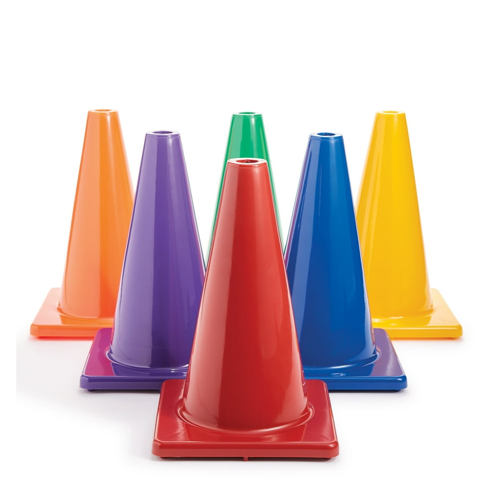 US Games® Color My Class® 18" Game Cones, 6-Pack - Walmart.com ...