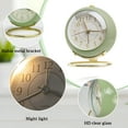 DESIGNICE 2026 New Analog Alarm Clocks,Retro Backlight Cute Simple ...