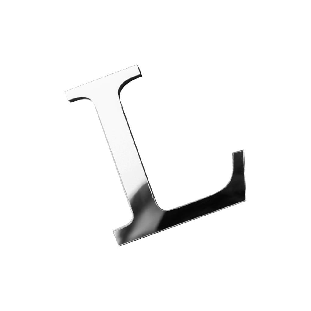 1set Letter Mirror Sticker Home Living Room Wall Decorative Mirror ...