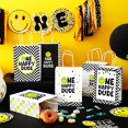 24 Pcs One Happy Dude Birthday Decorations Gift Bags One Happy Dude ...