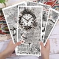 4 Sheets Retro Romantic Furniture Transfer 11.8x5.9inch Butterflies ...