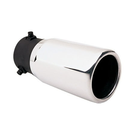 Pilot PM551 Stainless Steel Round Resonated Exhaust Tip - Walmart.com