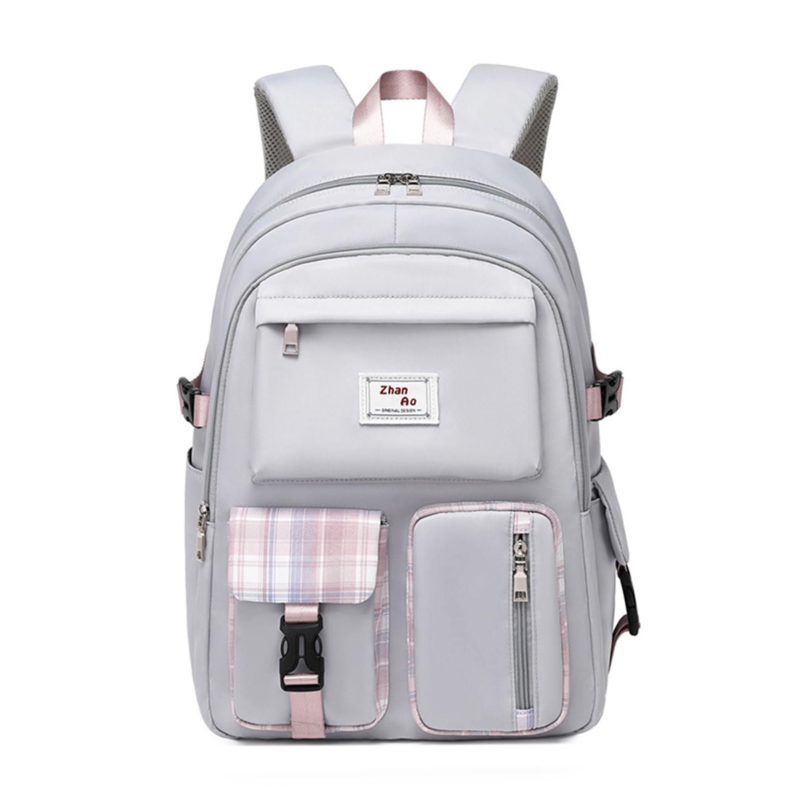 Solid Grey Backpack