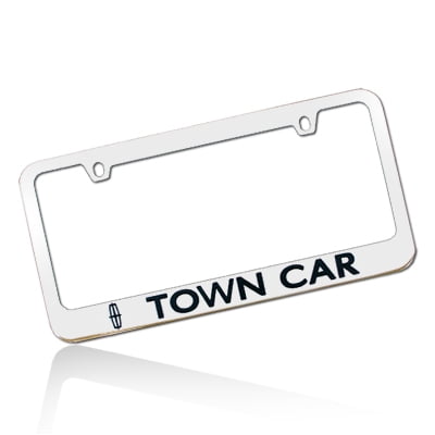 Lincoln Town Car Chrome Metal License Plate Frame - Walmart.com