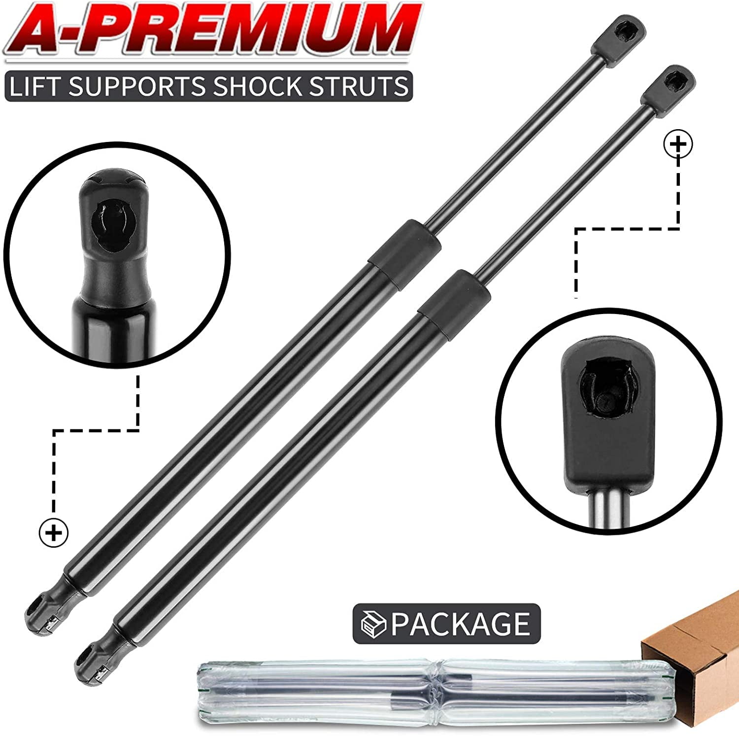 A-Premium Front Hood Lift Supports Shock Struts Compatible with Hyundai ...