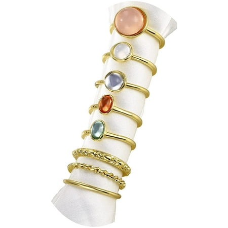 NETSENG Boho Retro Stackable Rings Sets for Teens Girls Women,Peak Sea ...