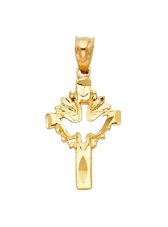 Holy Spirit Necklace White Gold