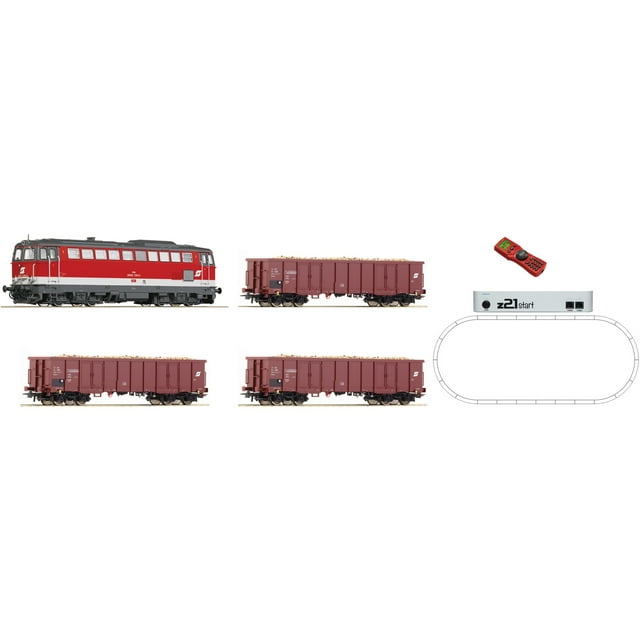 Roco 51291 HO Digital Starter Set Z21: Diesel Locomotive Series 2043 ...