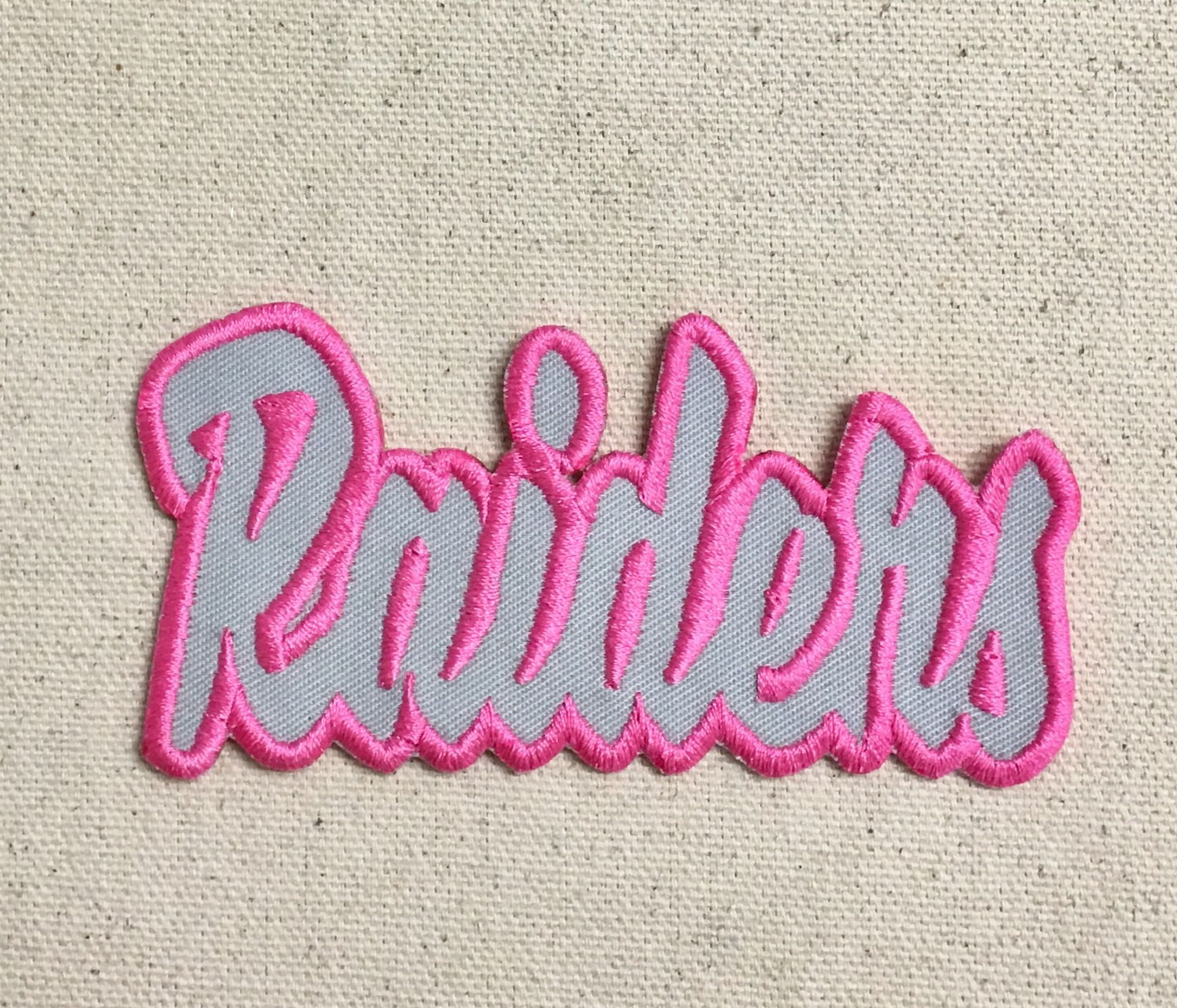 Raiders - Gray/Neon Pink - Team Mascot - Words/Names - Iron on Applique ...