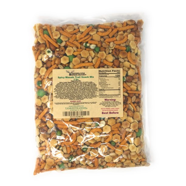 YANKEETRADERS Brand, Spicy Wasabi Trail Snack Mix ~ 2 lbs. - Walmart.com