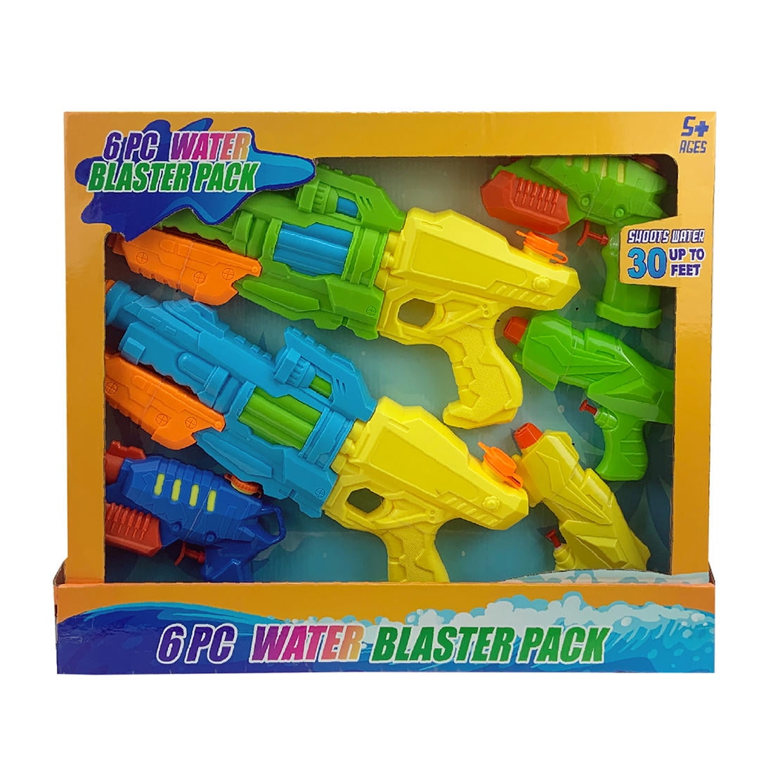 Water Gun 6-Pc. Battle Set - Walmart.com