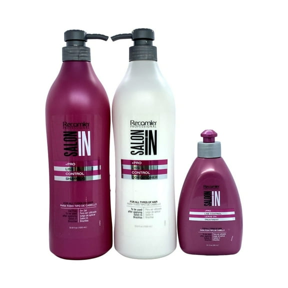 Salon In Recamier Hair Care Pro+ Liss Control Shampoo & Conditioner Set ...