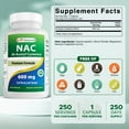 Best Naturals NAC 600 mg 250 Capsules - Antioxidant Support for Liver & Lung Health - Walmart.com