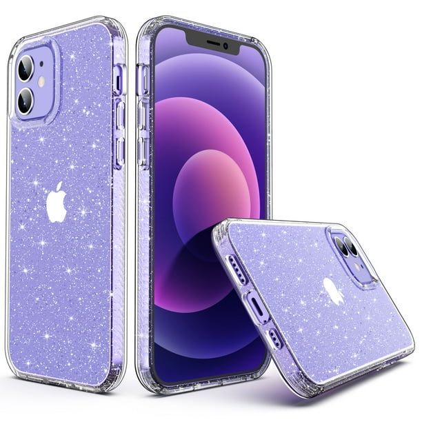 Clear Iphone 12 Mini Case Ulak Stylish Sparkle Slim Protective Heavy