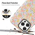 Compatible for iPhone 15 PRO MAX Case Cute Floral Print Simple Fashion ...