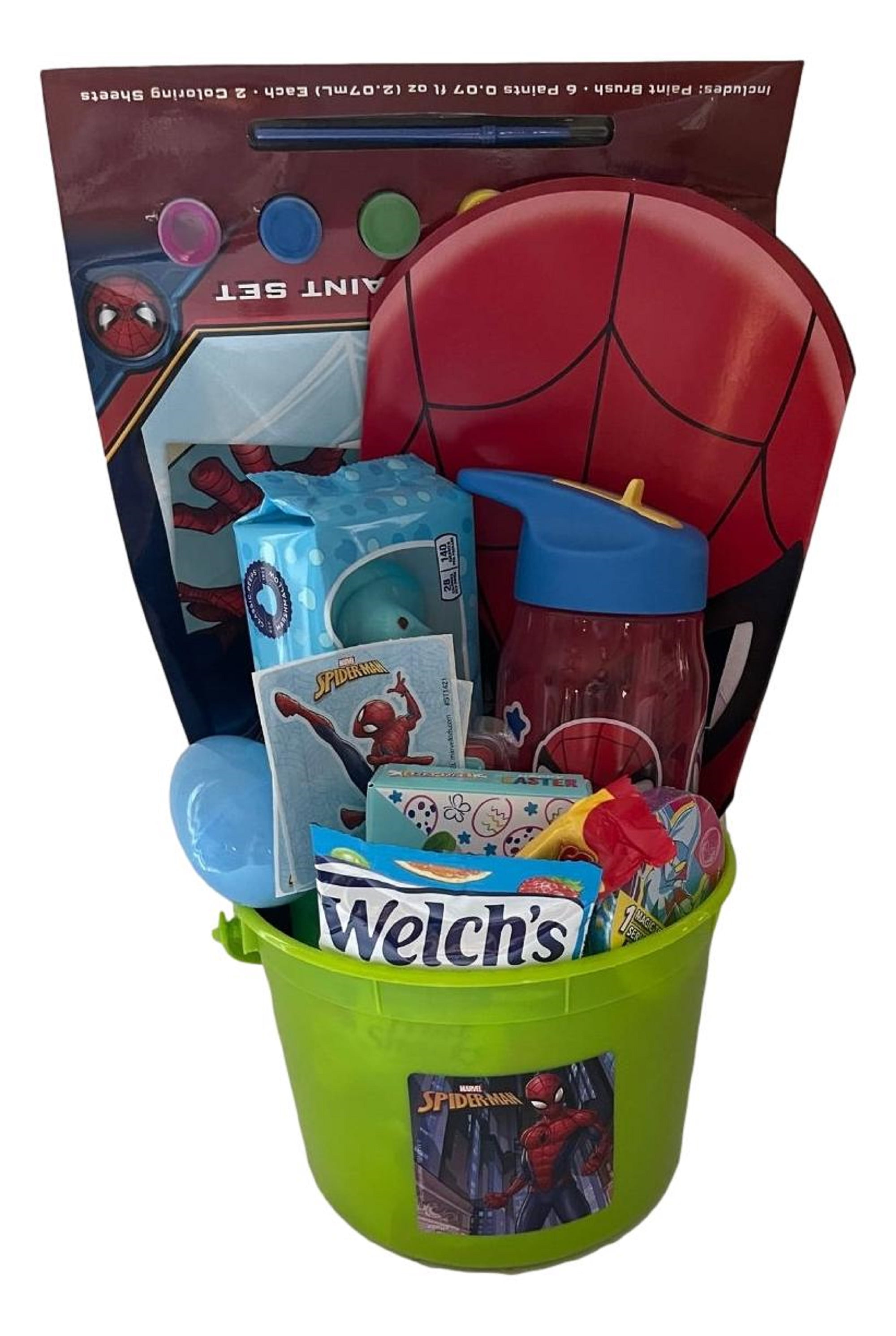 Spider Man Easter Basket Themed Character for Boys Ages 4-10 - Walmart.com