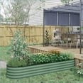 Raised Garden Bed | Galvanized Metal Elevated Planter DIY Kit, Outdoor ...
