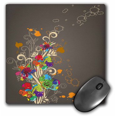 3dRose hearts valentines colorful design, Mouse Pad, 8 by 8 inches ...